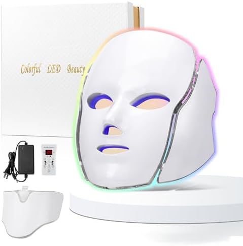 Amazon.com : AYSUNY LED Face Mask Light Therapy, Ultra-Light upgraded Red Light Therapy for Face ...