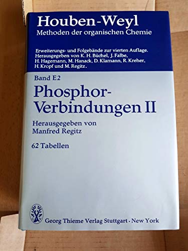 Amazon.com: Organische Phosphorverbindungen II (Methoden der Organische ...