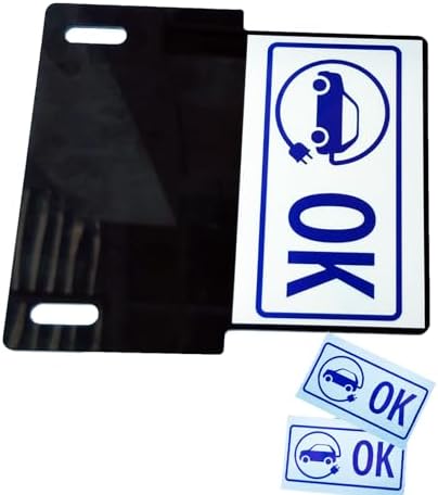 Electric Vehicle HOV OK Sticker Mount, License Plate Frame Stickers ...
