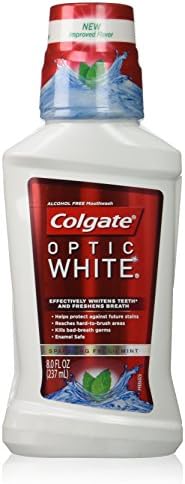 Amazon.com : Colgate Optic White Whitening Mouthwash with Hydrogen ...