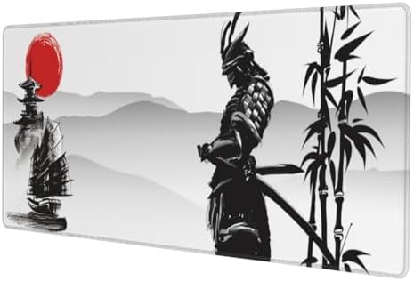 Amazon.com: Watercolor Japanese Samurai Bushido Gaming Mouse Pad XL Non ...