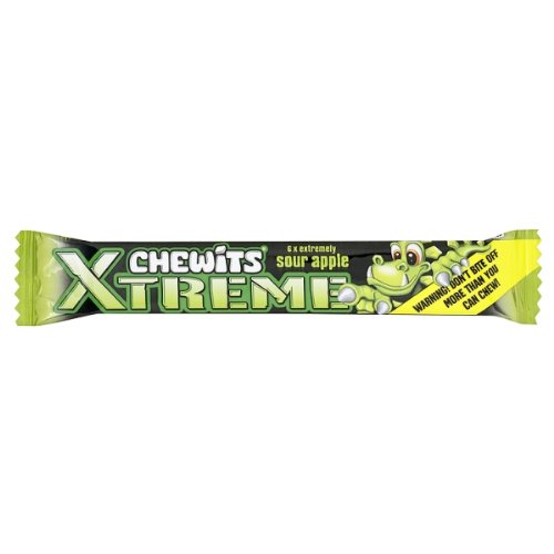 Amazon.com: Chewits Xtreme 6 Extremely Sour Apple Chews x24