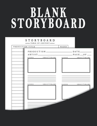 Amazon.com: Blank Storyboard : Make Your Own Manga & Anime Sketchbook ...