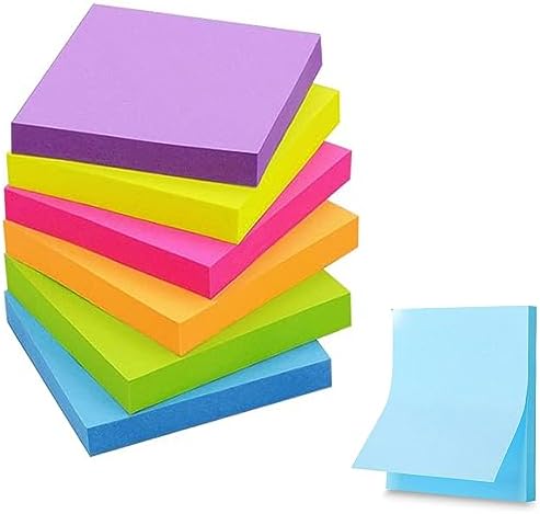 Amazon.com : Mr. Pen- Sticky Notes, 3”x3”, 12 Pads, Energetic Colors ...