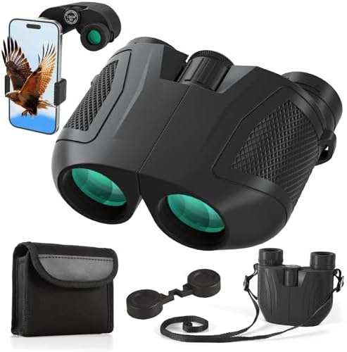 Amazon.com : 12x30 Compact Binoculars for Adults High Powered - Travel ...