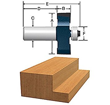 Bosch 85218MC 3/8 In. Rabbeting Router Bit : Amazon.in: Industrial ...