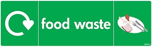 Pack of 2 WRAP Recycling Signs - Self Adhesive Vinyl Sticker for Food ...