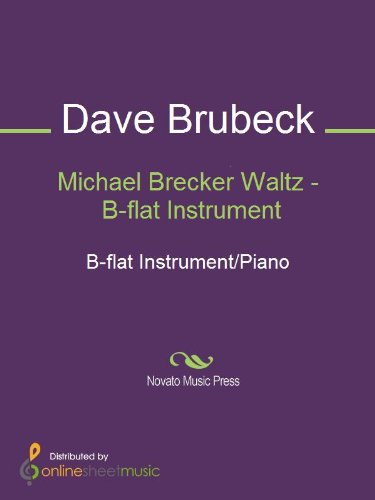 Michael Brecker Waltz - B-flat Instrument - Kindle edition by Brubeck ...