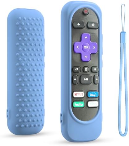 Amazon.com: Silicone Remote Cover for Roku TV Remote,Compatible with ...