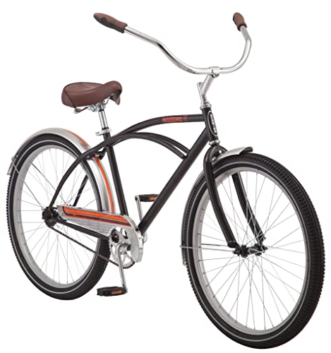 Schwinn Gammon Men’s 18 Cruiser Bicycle, 18-Inch/Medium, Black, 18 ...