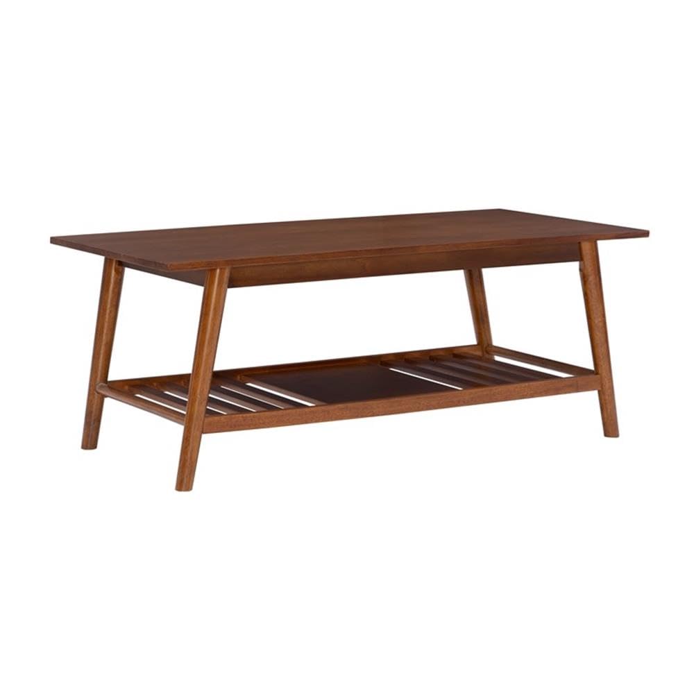 Amazon.com: Linon Samantha Wood Coffee Table in Brown : Home & Kitchen