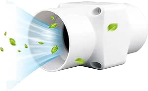 Amazon.com: 2 Inch Inline Duct Fan,Ventilation Heating Cooling Exhaust ...