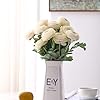 Amazon.com: Artificial Ranunculus Flowers with Real Touch Stem, Silk ...