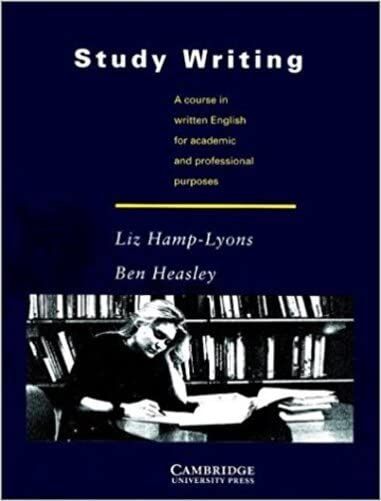 Amazon.com: Study Writing: A Course in Written English for Academic and ...