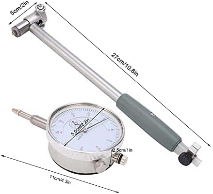 YOIZO Dial Bore Gauge 50-160MM,Indicator 0.01MM Bore Gauge Set,Deep ...