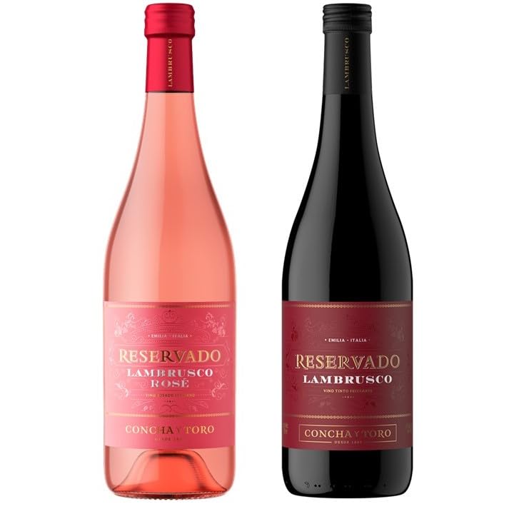 Pack 2 Botellas Vino Tinto Lambrusco & Lambrusco Rosé Concha y Toro ...