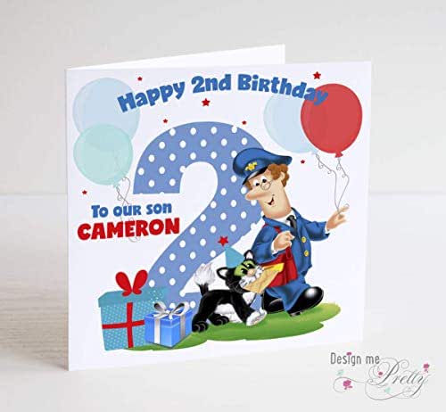 Postman Pat Personalised Birthday card : Amazon.co.uk: Stationery ...