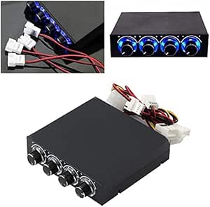 Amazon.com: Connectors 3.5-inch CD-ROM Drive 4-Channel Fan Speed ...