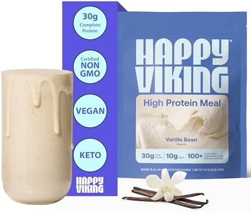 Amazon.com: Happy Viking Vanilla Protein + Superfoods Powder, Created ...