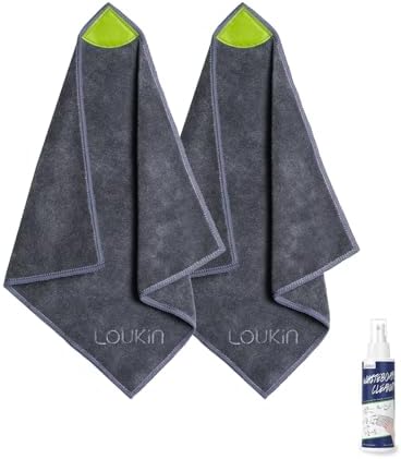 Amazon.com : loukin 2 Pack Magnetic Cleaning Cloth, Microfiber Dry ...