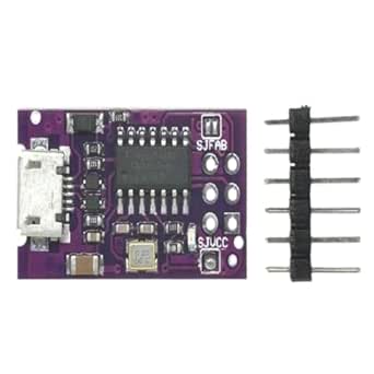 5V Micro USB Tiny AVR ISP ATtiny44 USBTinyISP Programmer Module for Bootloader ISP ...