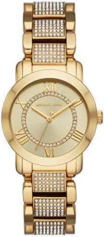 Michael Kors Unisex Adult Chronograph Quartz Watch with Stainless Steel ...