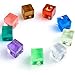 Amazon.com: Entervending Acrylic Gems - Small Plastic Cubes - 107 Pcs ...