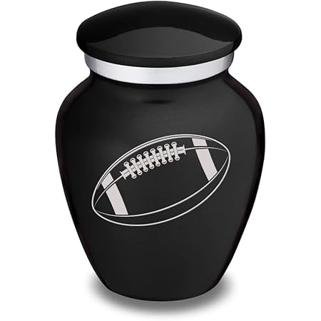 Amazon.com: GetUrns Embrace Personalized Football Adult Cremation Urn ...