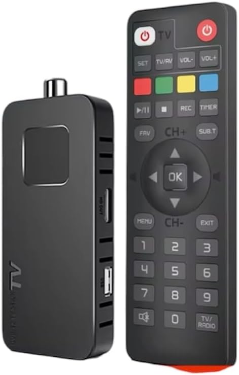 Digital TV Tuner DVB-T2/C Receiver, H.265 HEVC, 1080P HD, WiFi Support ...