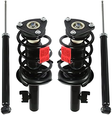 Amazon.com: Peforway 4PCS Front & Rear Struts Shock Absorbers Spring ...
