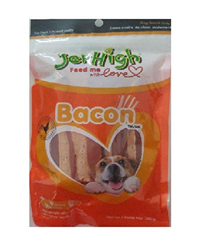 Buy Jerhigh Bacon Treats 100g - Single Pack for Dogs Online at Low ...