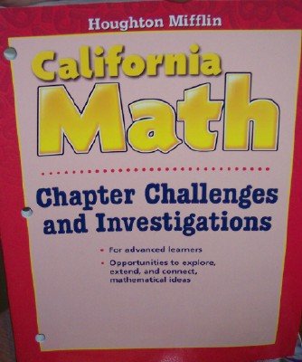 Amazon.com: Houghton Mifflin Mathmatics California: Chapter Challenges ...