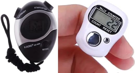 Combo of Track Running Digital Timer Alarm Stopwatch for Yoga Sports ...