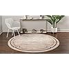 Amazon.com: Unique Loom Oasis Collection Area Rug - Fountain (4' Round ...