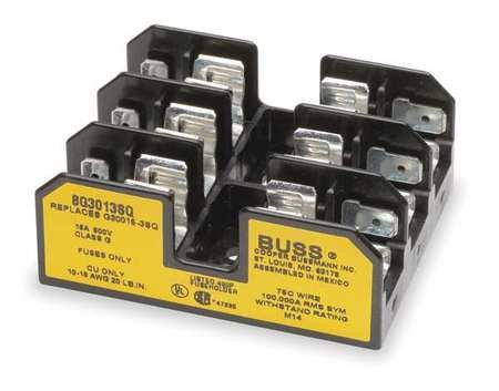 Fuse Block, Industrial, 15A, 3 Pole: Amazon.com: Tools & Home Improvement
