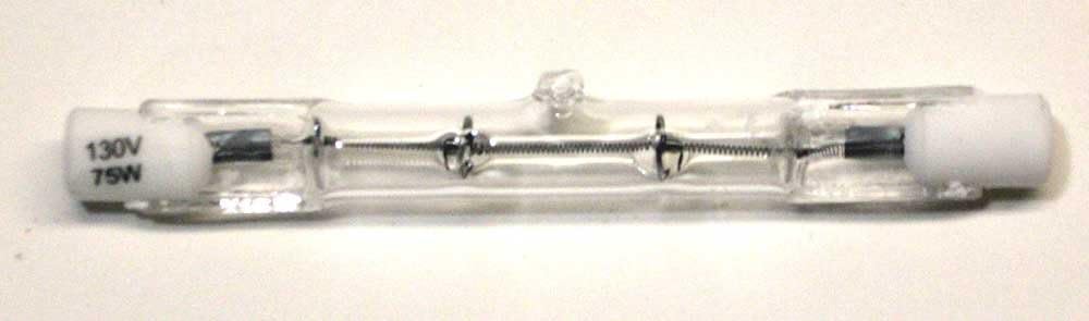 Higuchi J 1007-75 Watt Double Ended Halogen Light Bulb, 78mm Length ...
