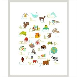 Amazon.com: Children Inspire Design French Alphabet Poster: Prints ...