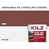 KILZ Siding, Fence, and Barn Paint, Exterior, Red, 1 Gallon - Oil ...