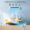 Amazon.com: shinic Ultra Quiet Table Fan Battery Operated, 4 Speeds ...