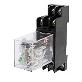 ・ブランド:Aexit・製造元:XDiscount・製造元/メーカー部品番号:t1711026658・製品名：電磁リレーソケット付き;モデル番号：HH52P;タイプ：DPDT・端子数量：8;コイル電圧：DC 24V;インジケーターランプの色...