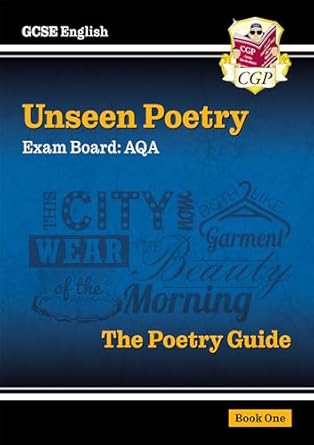 GCSE English AQA Unseen Poetry Guide - Book 1 eBook : CGP Books: Amazon ...