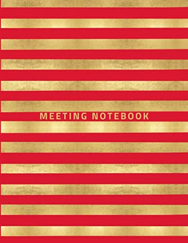 Meeting Notebook: Notebook for Taking Minutes, Secretary Logbook ...