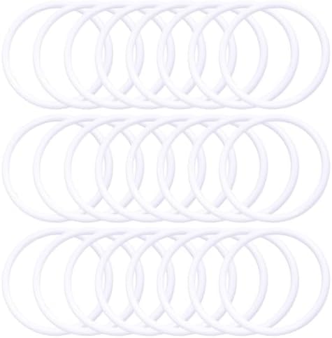 Amazon.com: 30 Pcs Plastic Crafts Rings, 3.34 Inch Plastic Dream ...