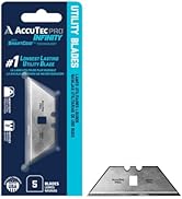 Amazon.com: AccuTec Pro Steel Single Backed Edge Razor Utility Blades ...