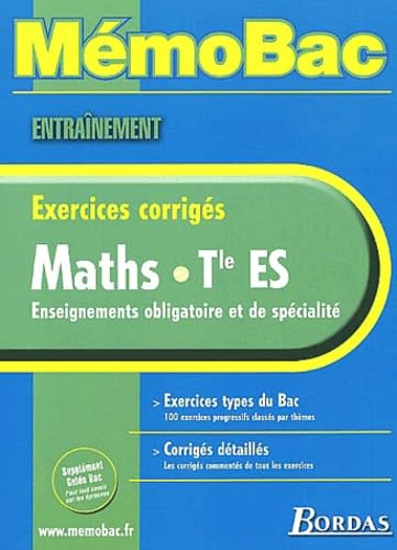 Amazon.com: MémoBac : Mathématiques, terminale ES - Enseignements ...