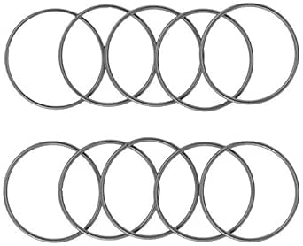 Interlock Garter Spring, Hard Drawn Steel, Inch, 0.062" OD, 0.01" Wire ...