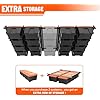 Amazon.com: TORACK Garage Ceiling Bin Storage Rack, Overhead Tote ...