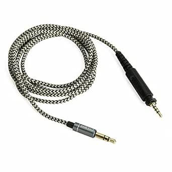 Amazon.com: Audio Nylon Headphone Cable Replacement for Shure SRH840 ...
