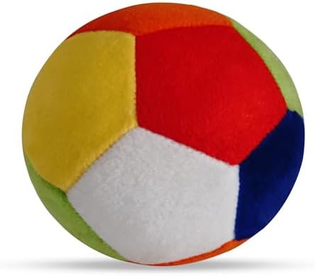 Buy Little's Soft Plush Baby Ball with Rattle Sound | Baby Toys | Size ...