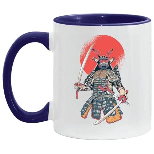 Japanese Samurai Warrior Gift Katana Swords and Grungy Red Dot Gift for ...